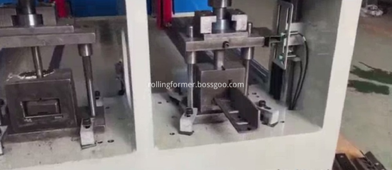 Double station holes profile channel punching machine | Zhongtuo Welded ...