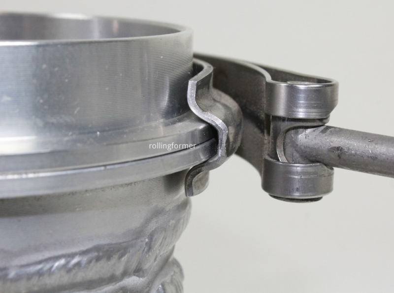 High precision exhaust band clamps bending machine | Zhongtuo Welded ...