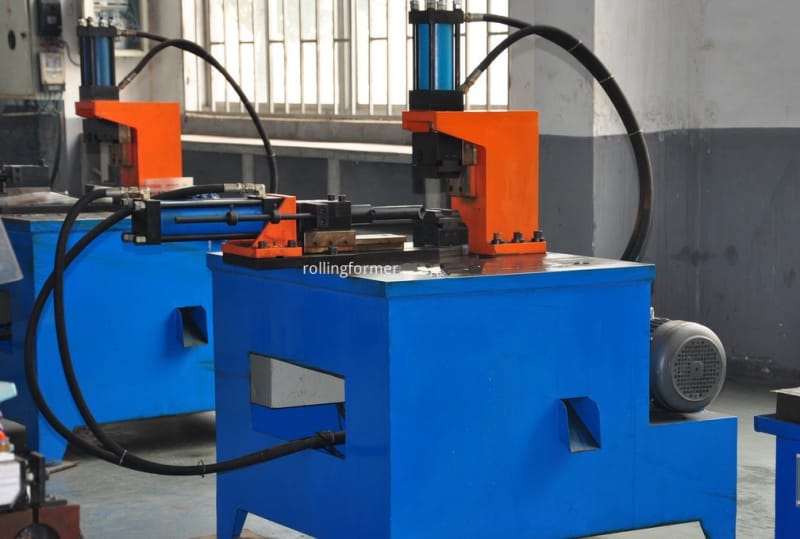 Semi-automatic round metal tube punching machine | Zhongtuo Welded Pipe ...