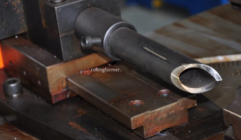 Semi-automatic round metal tube punching machine | Zhongtuo Welded Pipe ...