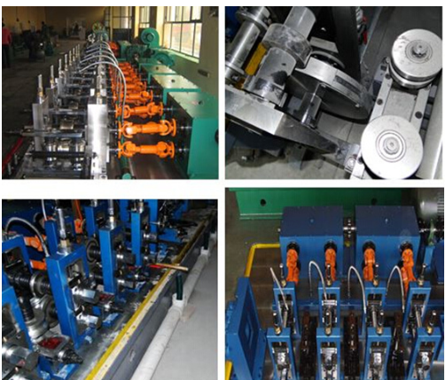 Straight seam high frequency ERW pipe tube mill