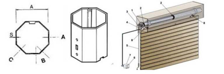 Octagonal Pipe Roll Forming Machine for roller shutters' tubular motor ...